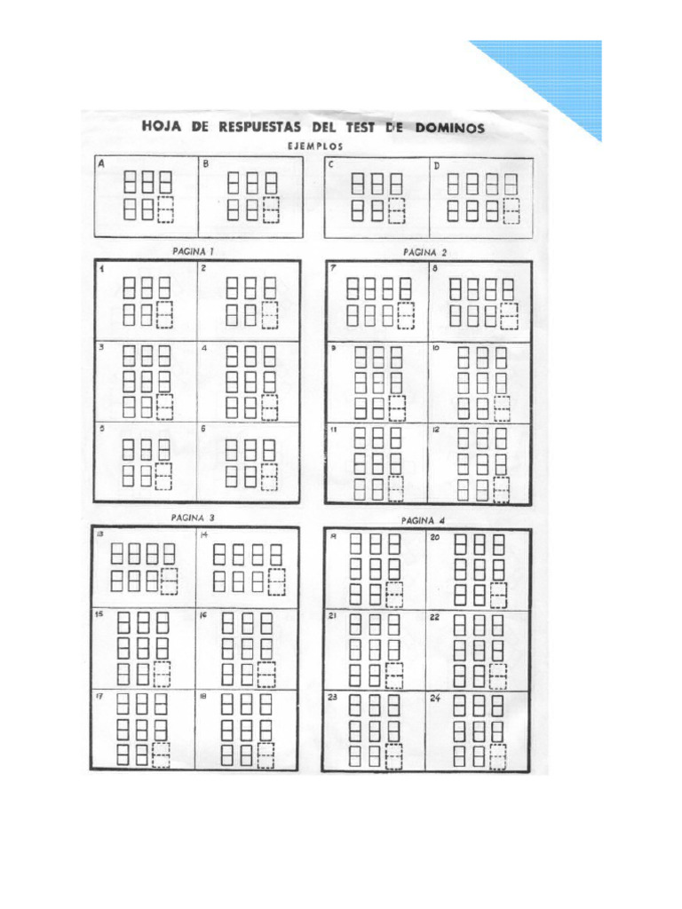 Imprimir Machover Dominos y Ficha Tecnica en Opalina | PDF