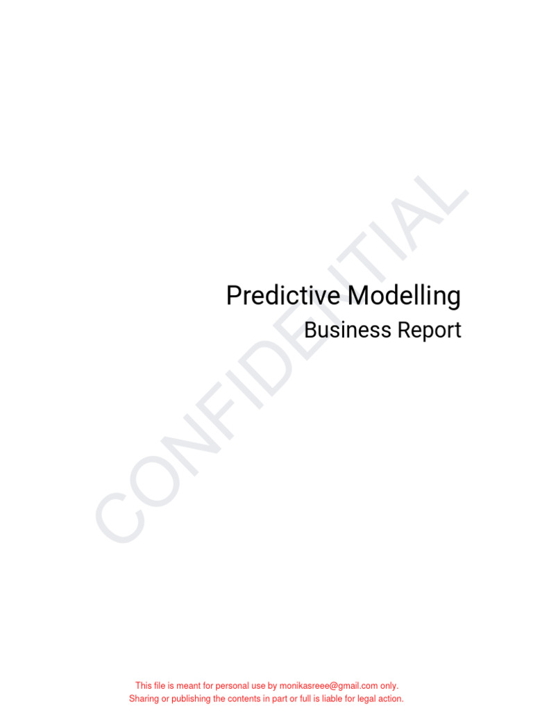 PM Guided Project Sample Business Report | PDF | Educational Technology | Logistic Regression