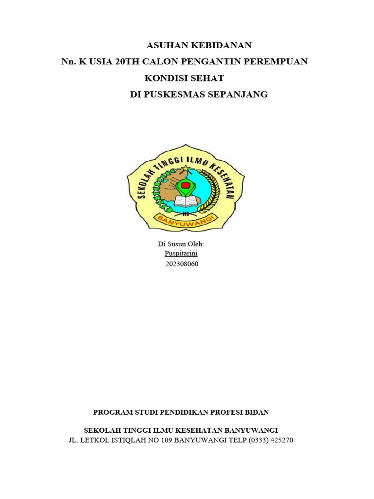 Panduan Stase Pranikah Dan Prakonsepsiword | PDF