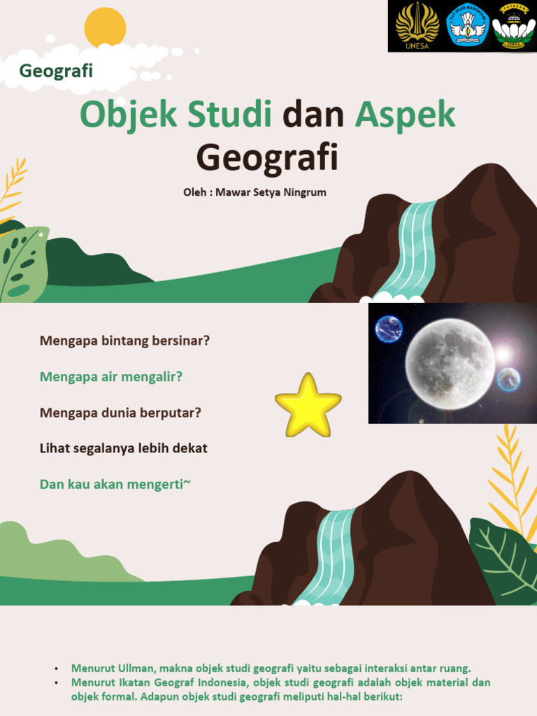 PDF Aspek dan Objek Geografi | PDF