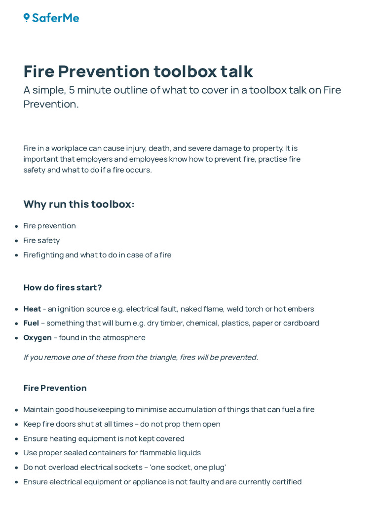 Fire Prevention | PDF | Fires | Firefighting