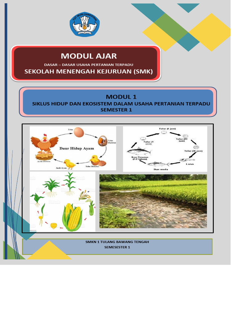 Modul Ajar Dasar-Dasar Usaha Pertanian Terpadu - Siklus Hidup Dan Ekosistem Dalam Usaha ...
