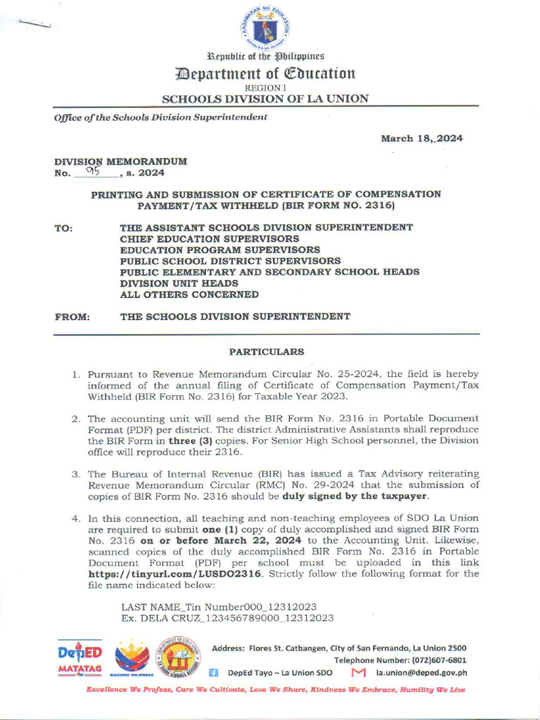 Division-Memorandum-No 95s 2024 | PDF