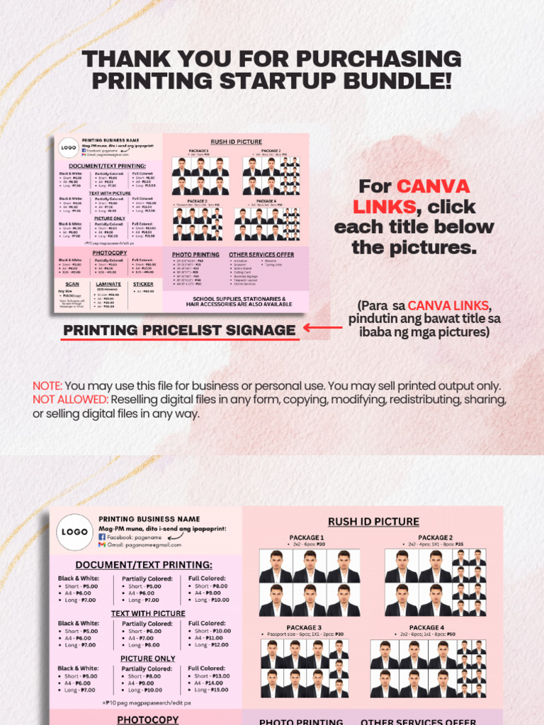 Canva Links Inside | PDF