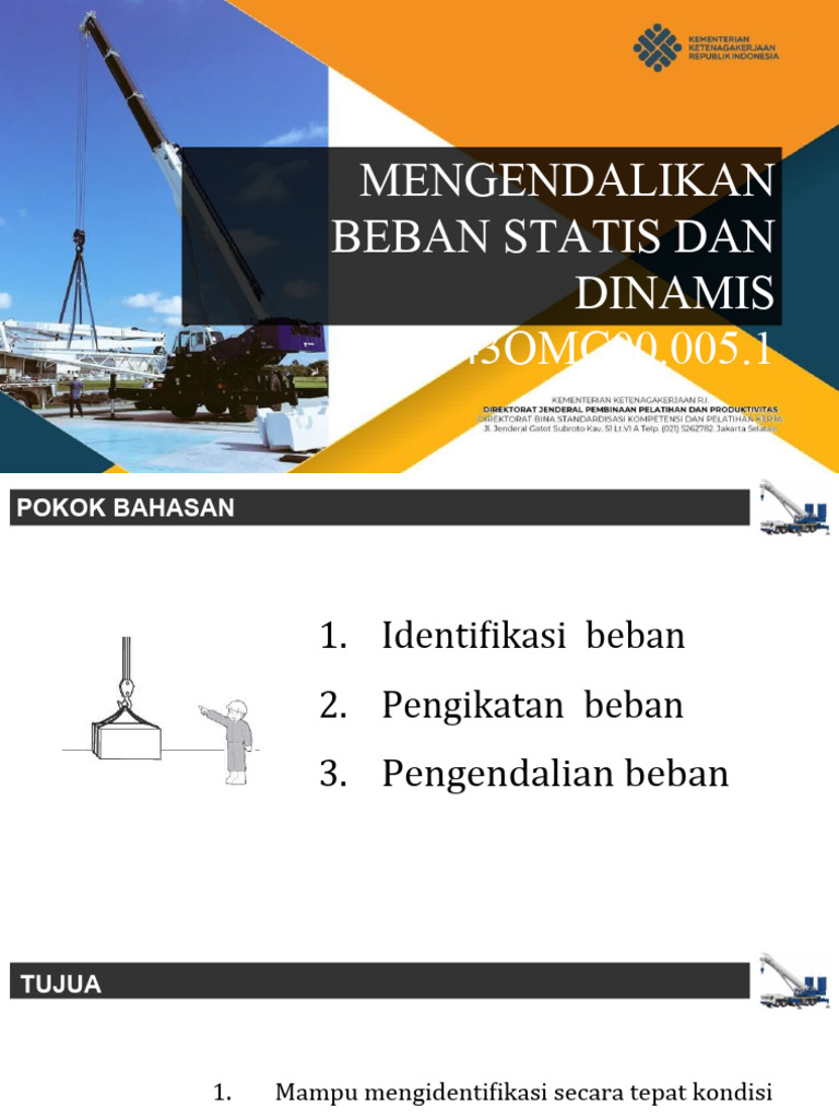 Mengendalikan Beban Statis Dan Dinamis F.43OMC00.005.1 | PDF
