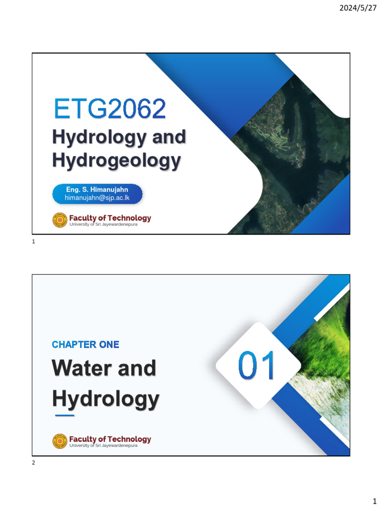 Hydrology | PDF | Hydrology | Water Cycle