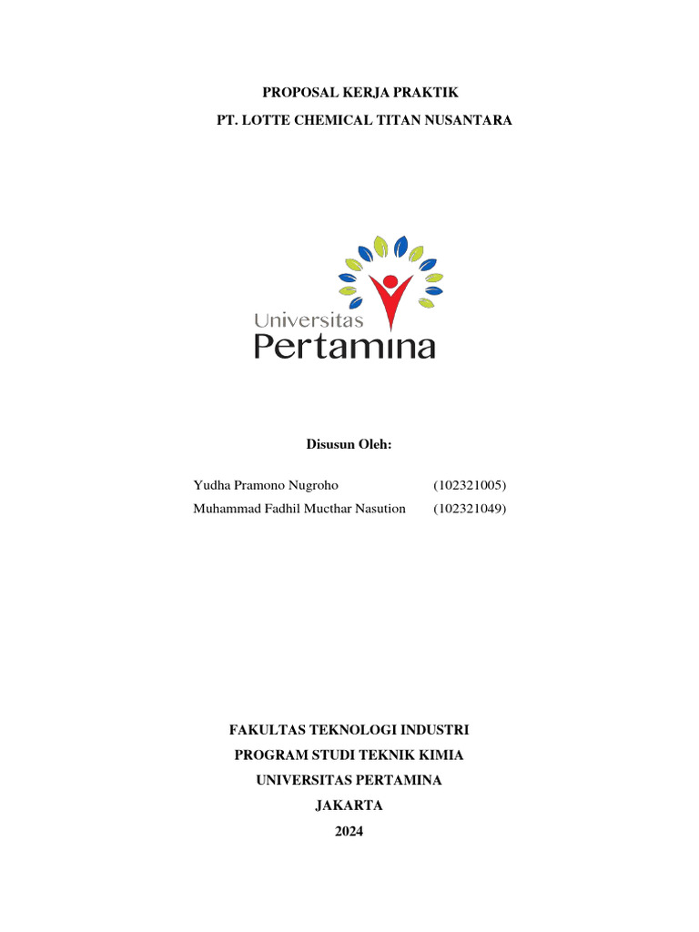Proposal KP - 102321005 - 102321049 - 240520 - 080527 | PDF | Bisnis