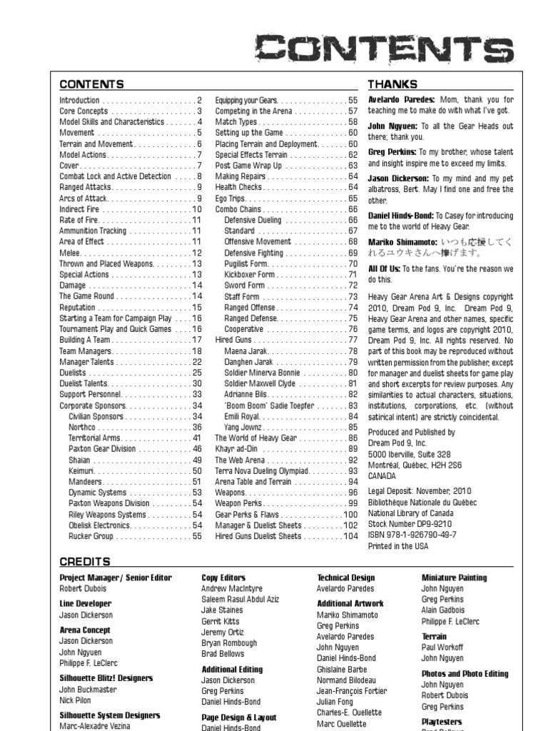 Heavy Gear Arena | PDF | Naval Artillery | Dice