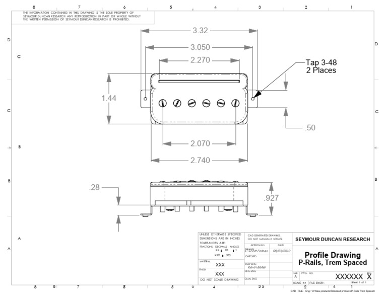 TB 6 String P Rails | PDF