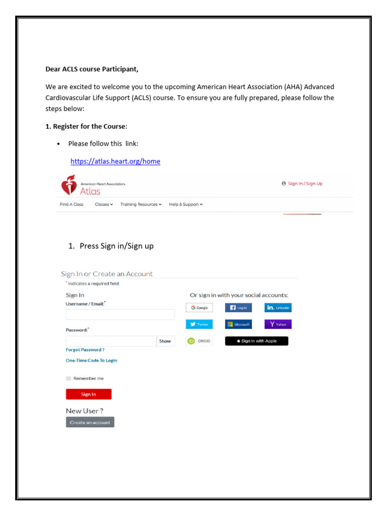 ACLS Course Preparation Course | PDF | Online And Offline | Password