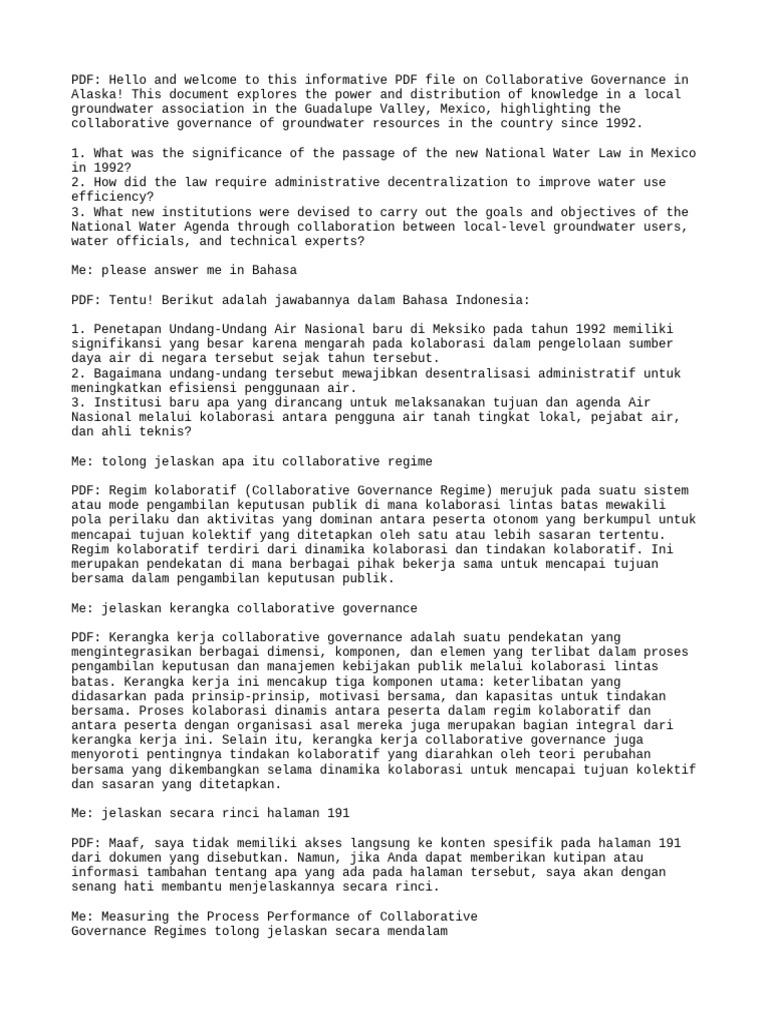 ChatPDF-Collaborative Governance Regimes by Kirk Emerson, Tina Nabatchi ...