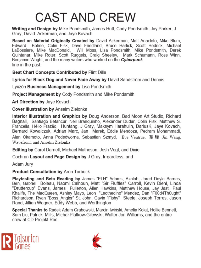 (CORE) RTG-CPR - CyberpunkRedCore-Digitalv1.25 | PDF | Games & Activities | Home & Garden