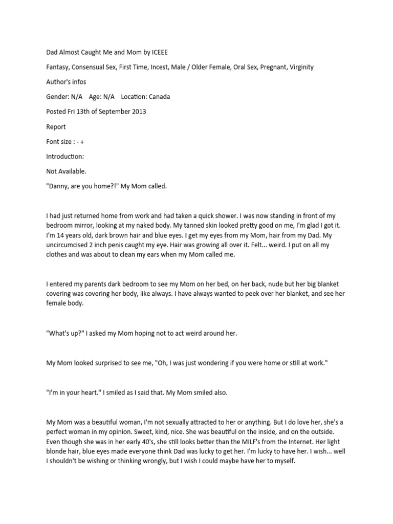 Dad Almost Caught Me and Mom by ICEEE | PDF | Mystery, Thriller & Crime Fiction