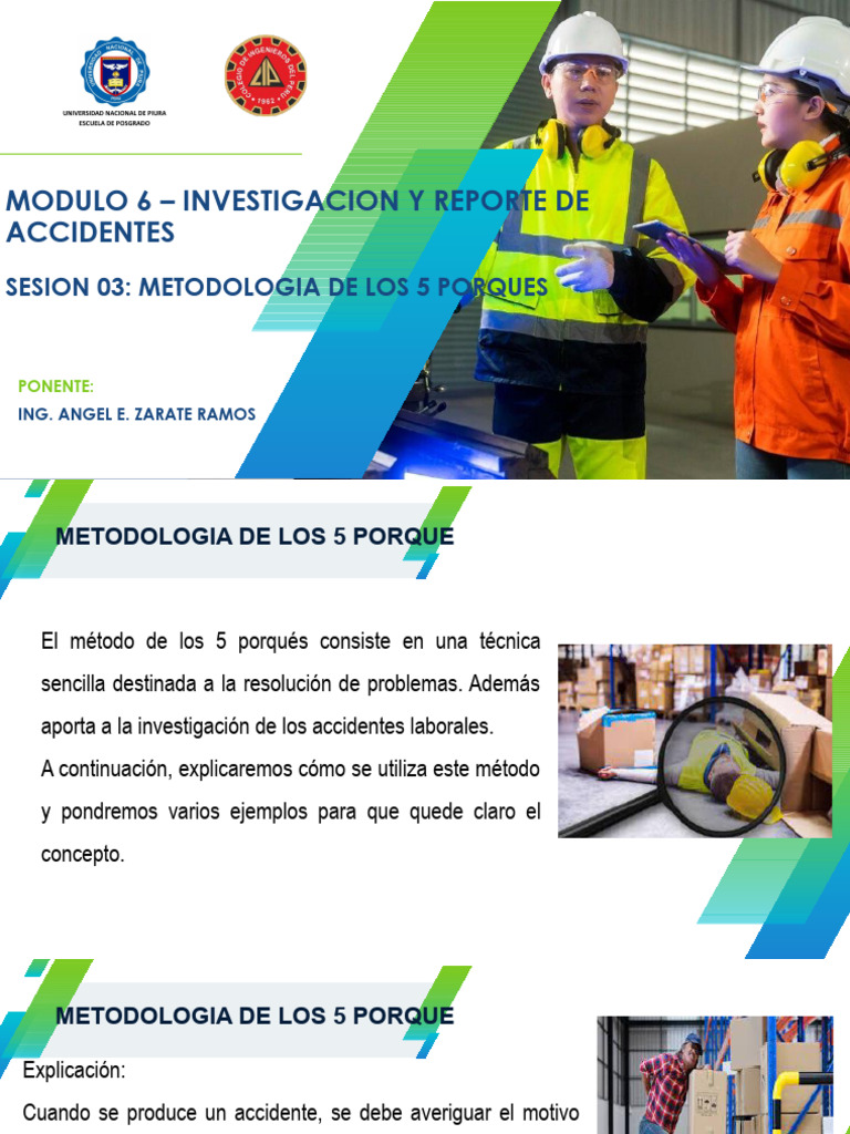 Metodología de los 5 Porqués en Accidentes | PDF