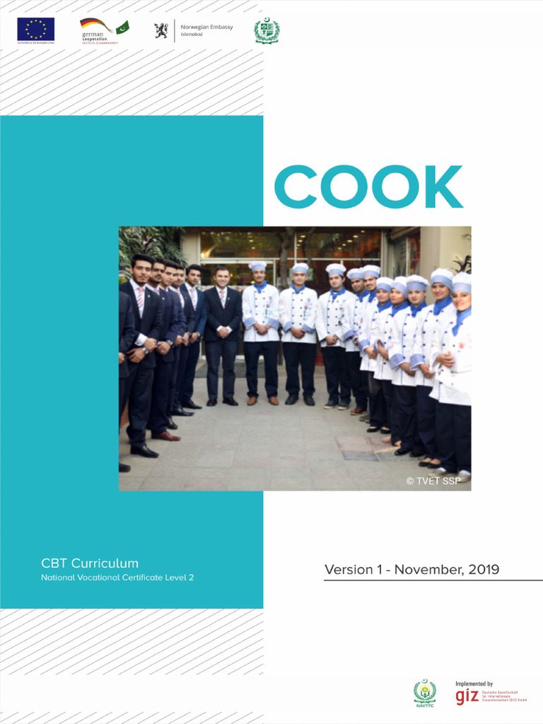 Cook Training Curriculum | PDF | Chef | Cooking