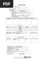 ISSB Biodata Form | PDF