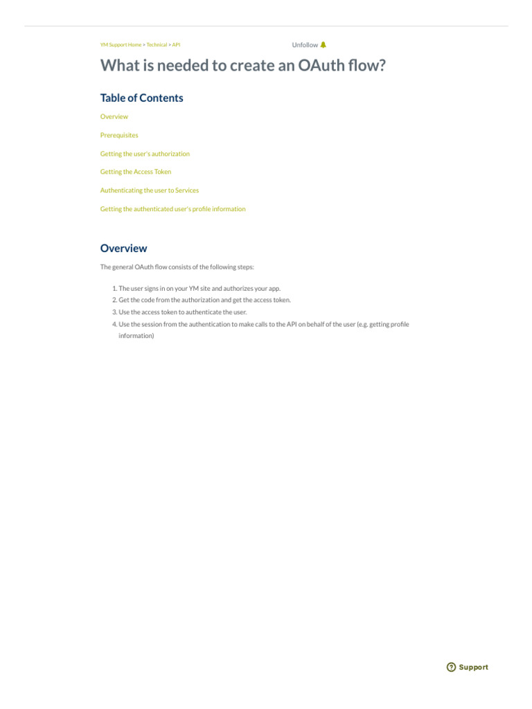 What Is Needed To Create An OAuth Flow | PDF | Computer Science | Internet