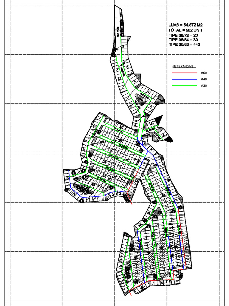 SITEPLAN Model Drainase | PDF