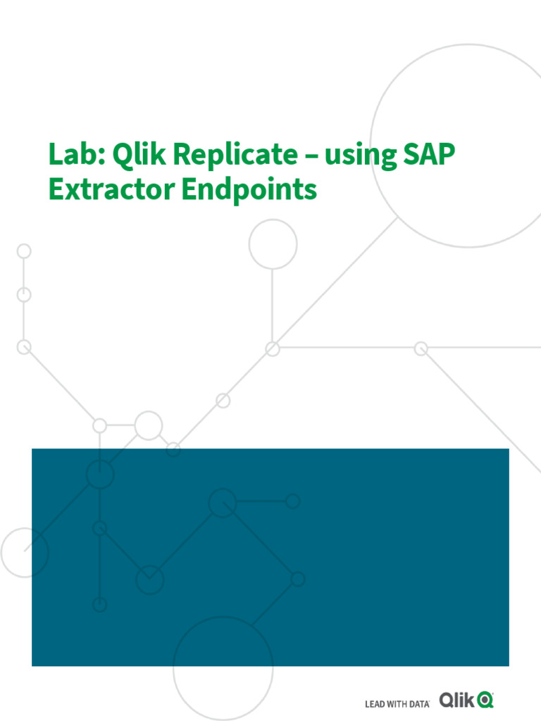 Lab - Qlik Replicate SAP Extractor Endpoints | PDF | Databases | Microsoft Sql Server
