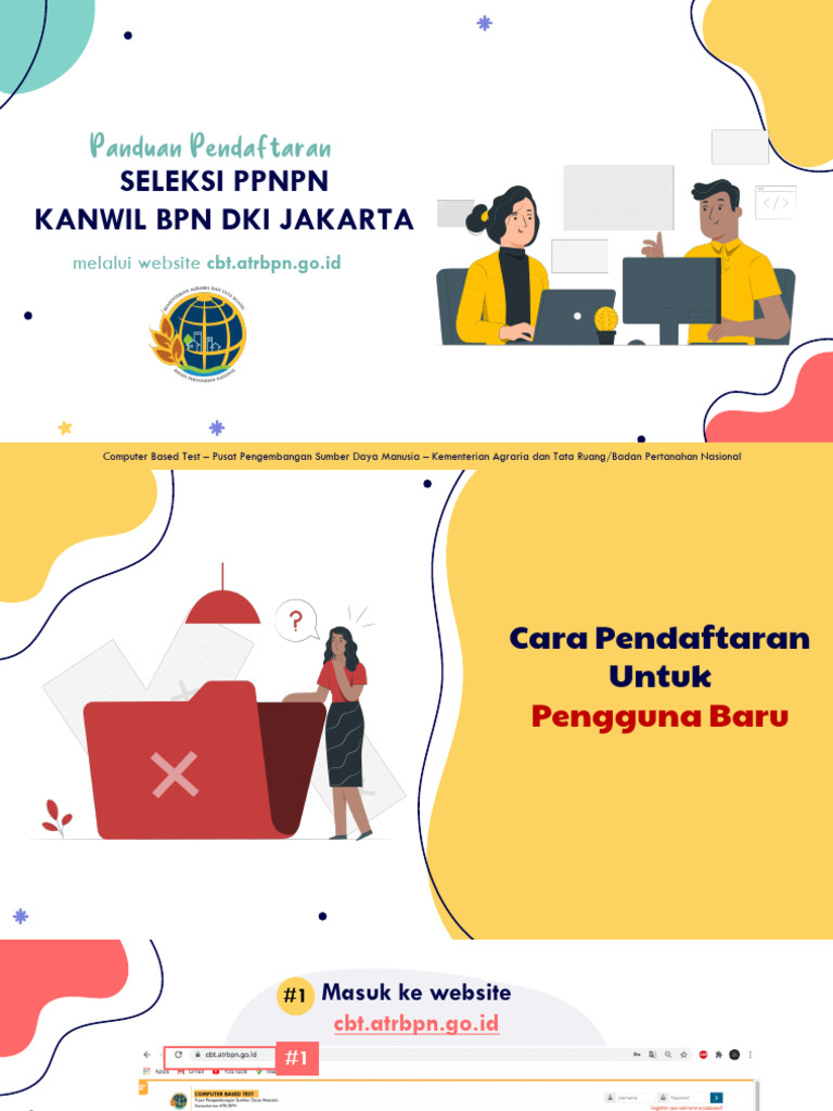 Panduan Pendaftaran PPNPN Kanwil BPN | PDF