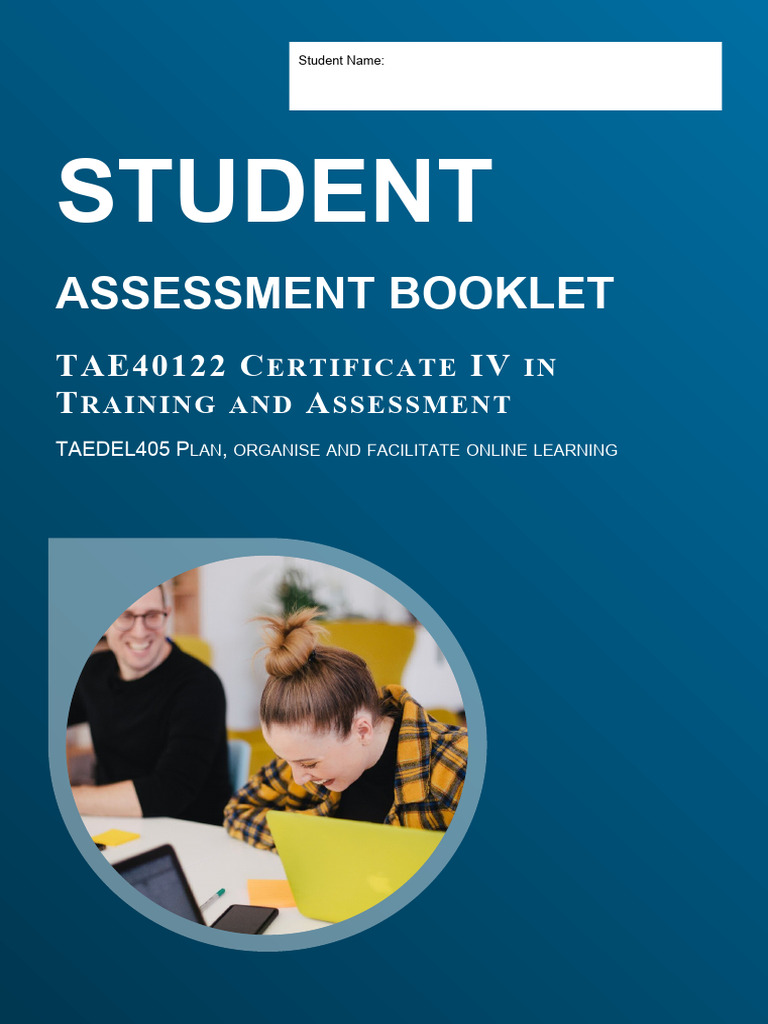TAEDEL405 Student Assessment Booklet V1.0 (ID 207153) | PDF ...
