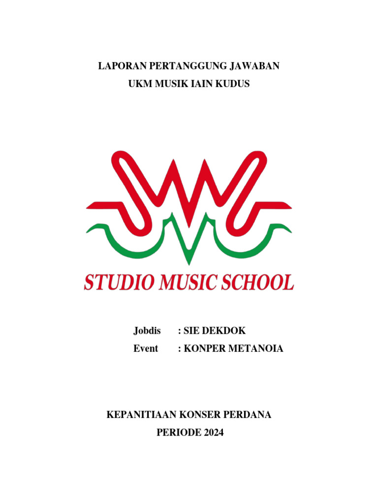 LPJ Dekdok Konper Metanoia | PDF