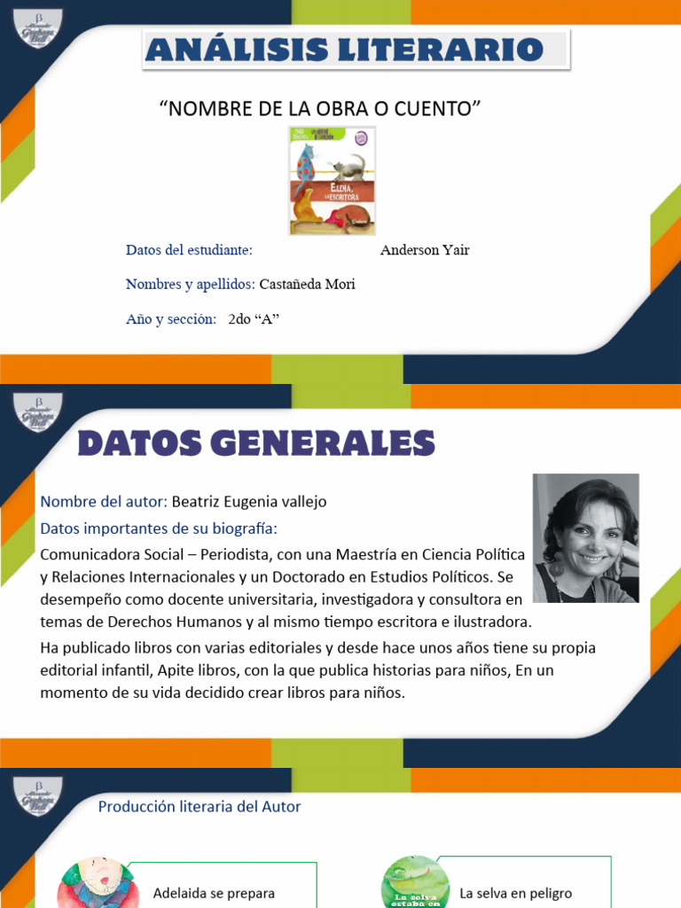 Formato de Análisis Literario - Taller de Lectura | PDF | Escritores ...