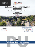 RelaX Relational Algebra Guide | PDF