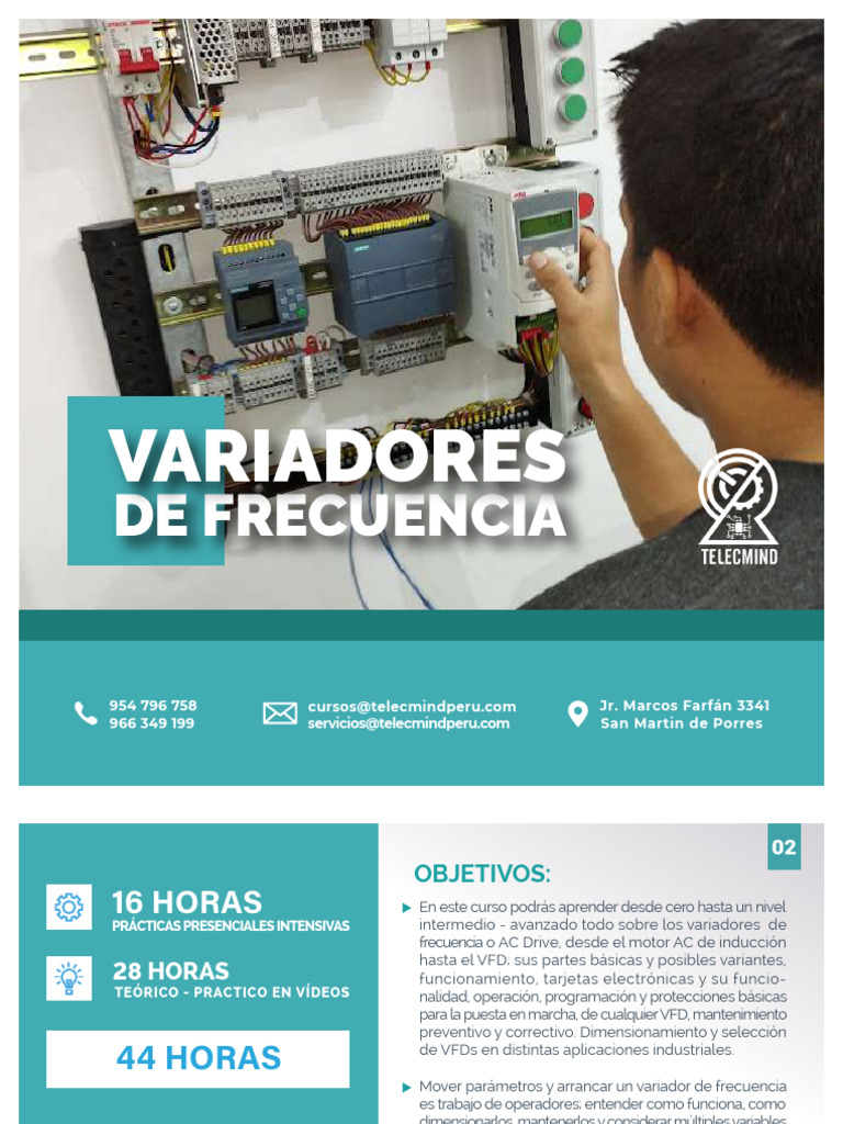 Temario - Variadores de Frecuencia | PDF | Electrónica | Ingeniería ...