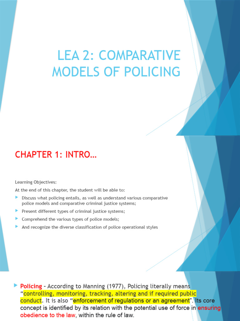 Lea 2 Module 1 | PDF | Police | Criminal Justice
