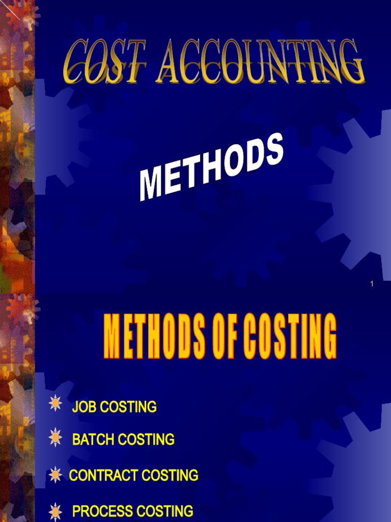 Overview of Costing Methods | PDF | Economies | Business