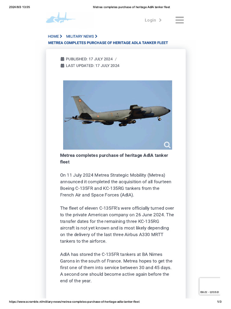 Metrea Completes Purchase of Heritage AdlA Tanker Fleet | PDF