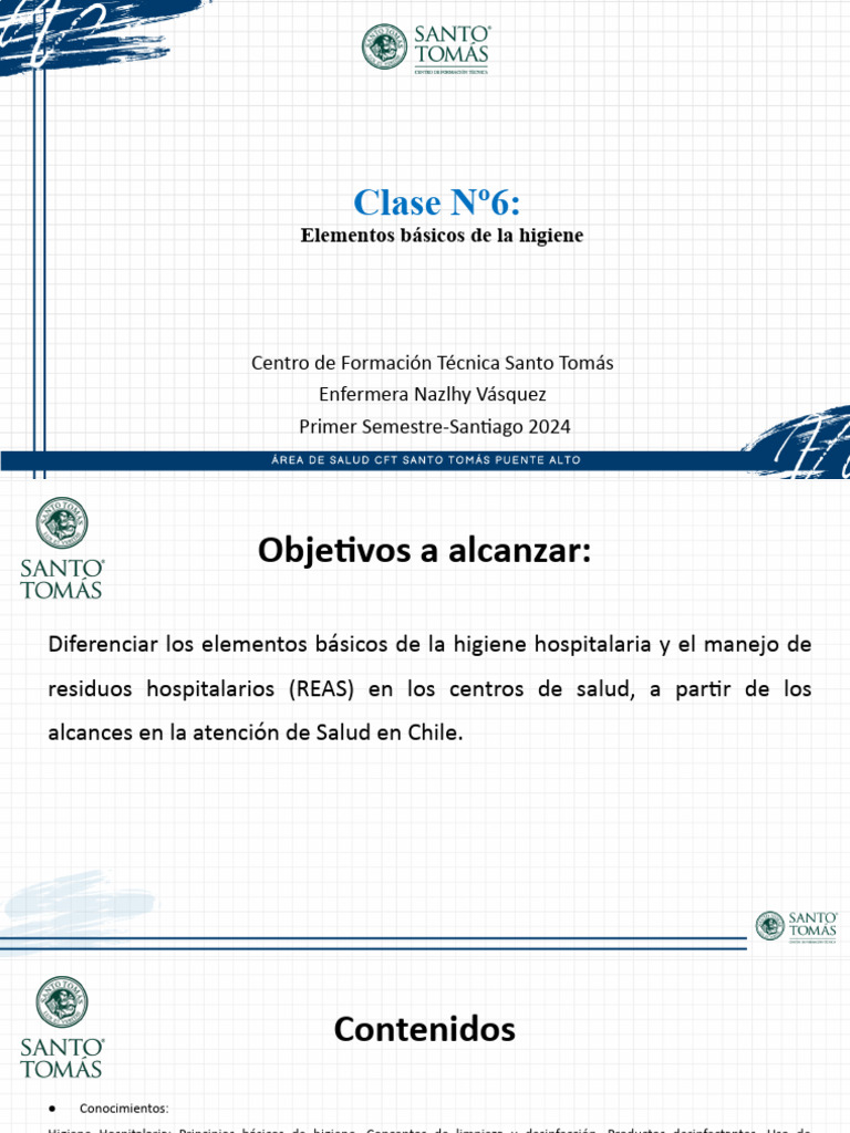 Clase N°6 Iaas | PDF | Higiene | Especialidades Medicas