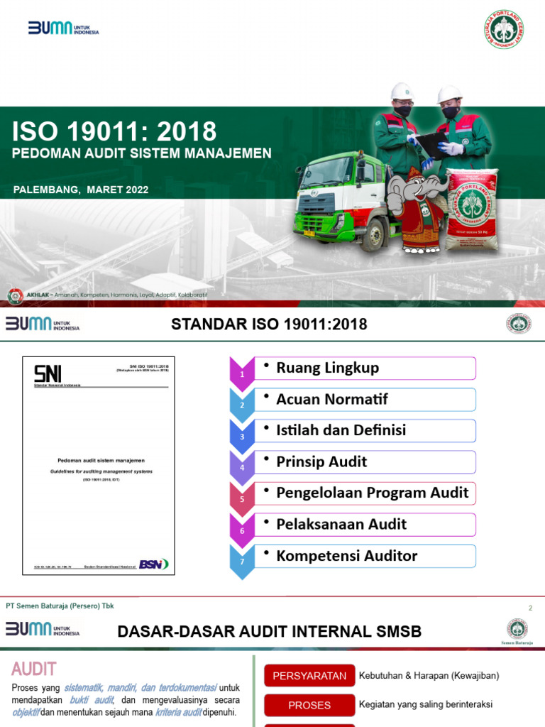 Materi Iso 19011 2018 | PDF