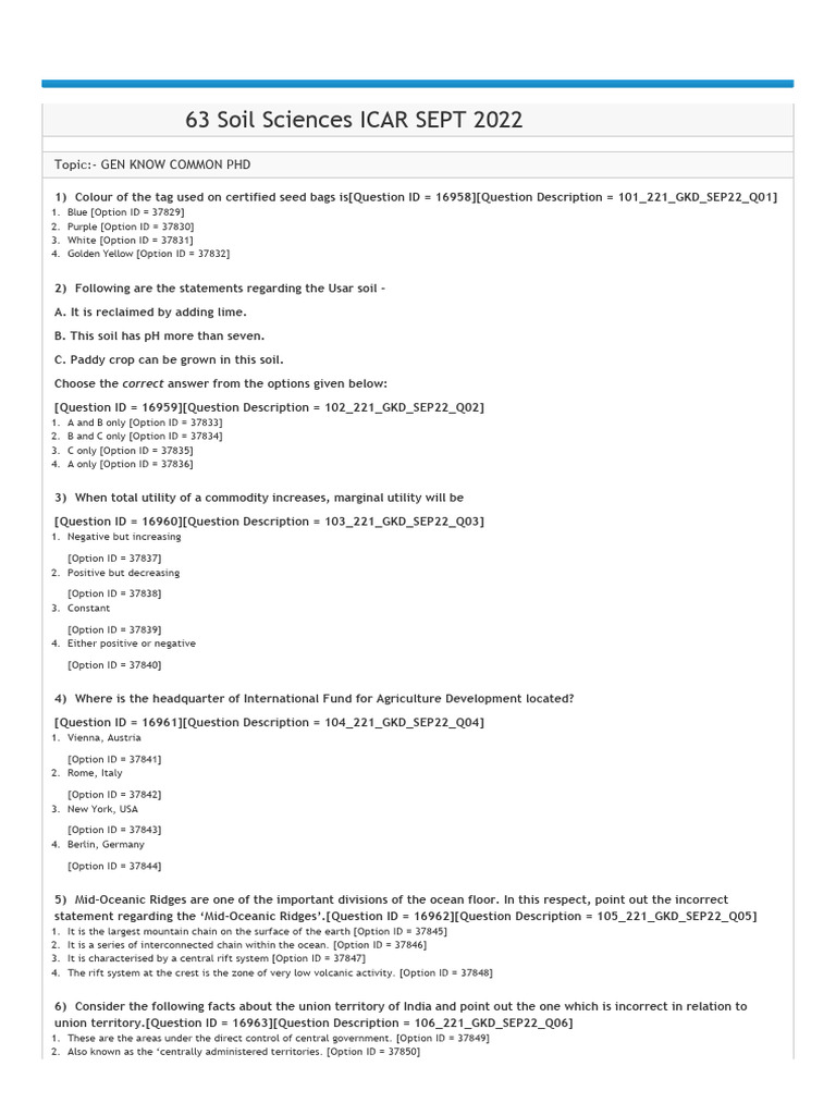 Soil Science Pdf Soil Salt Chemistry