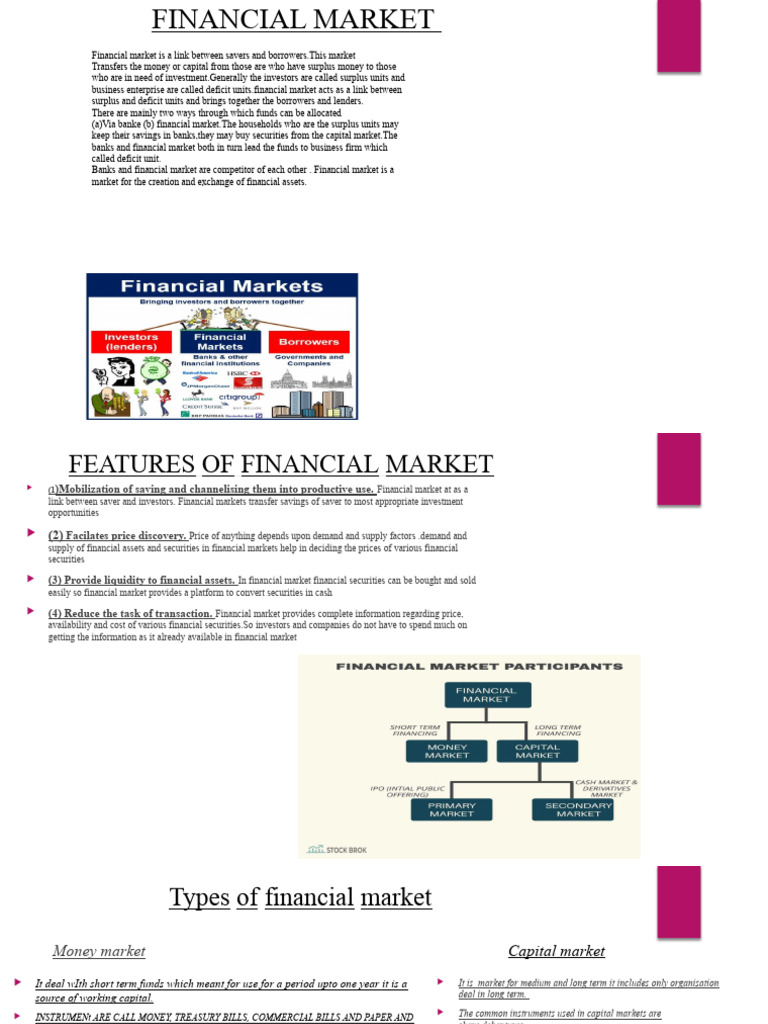 financial market | PDF | Financial Markets | Securities (Finance)