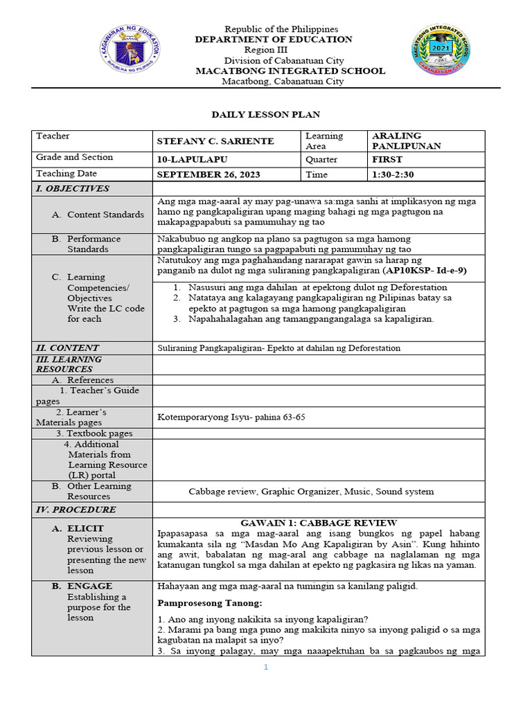 1st-COT - 2023-2024 | PDF