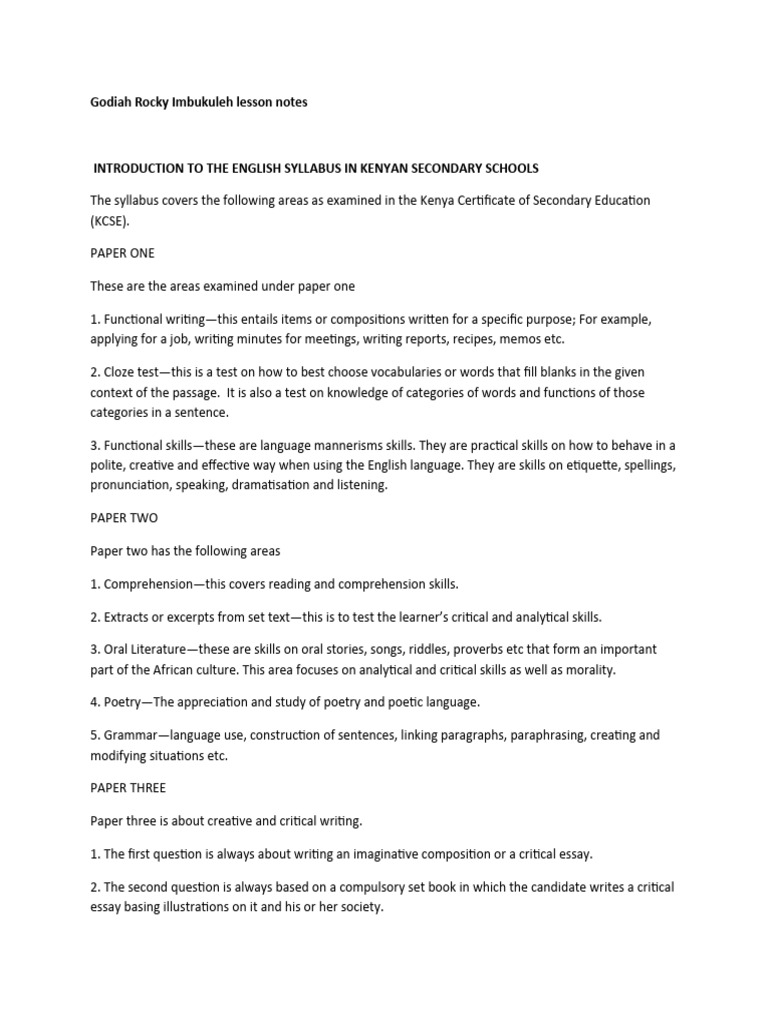 Eng Notes With Poetry Notes | PDF | Stress (Linguistics) | Word