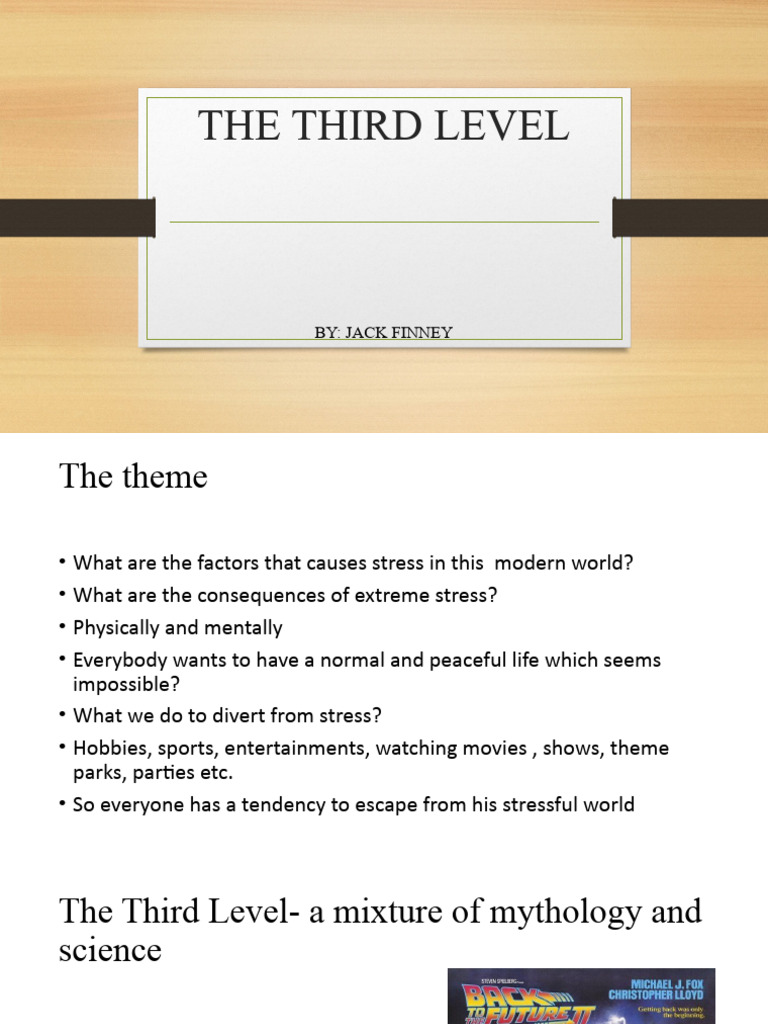 The Third Level | PDF