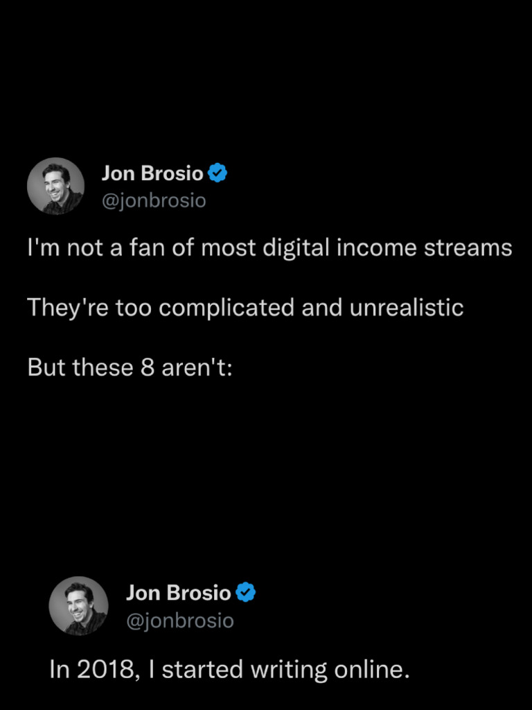 8 Realistic Digital Income Streams | PDF