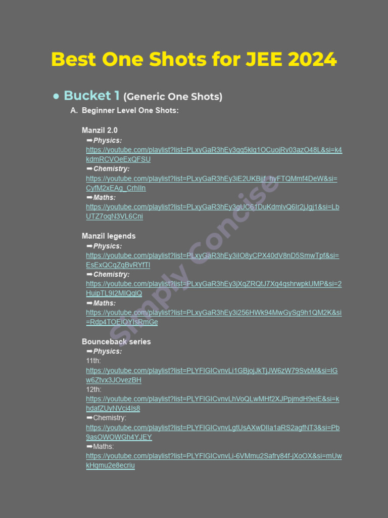 Best One Shots | PDF | Physical Sciences | Natural Sciences