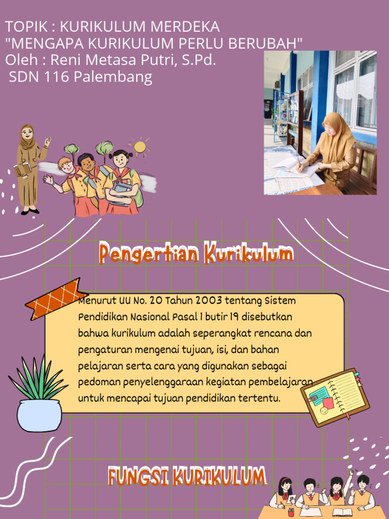 Mengapa Kurikulum Perlu Berubah (Reni) | PDF | Karier & Perkembangan