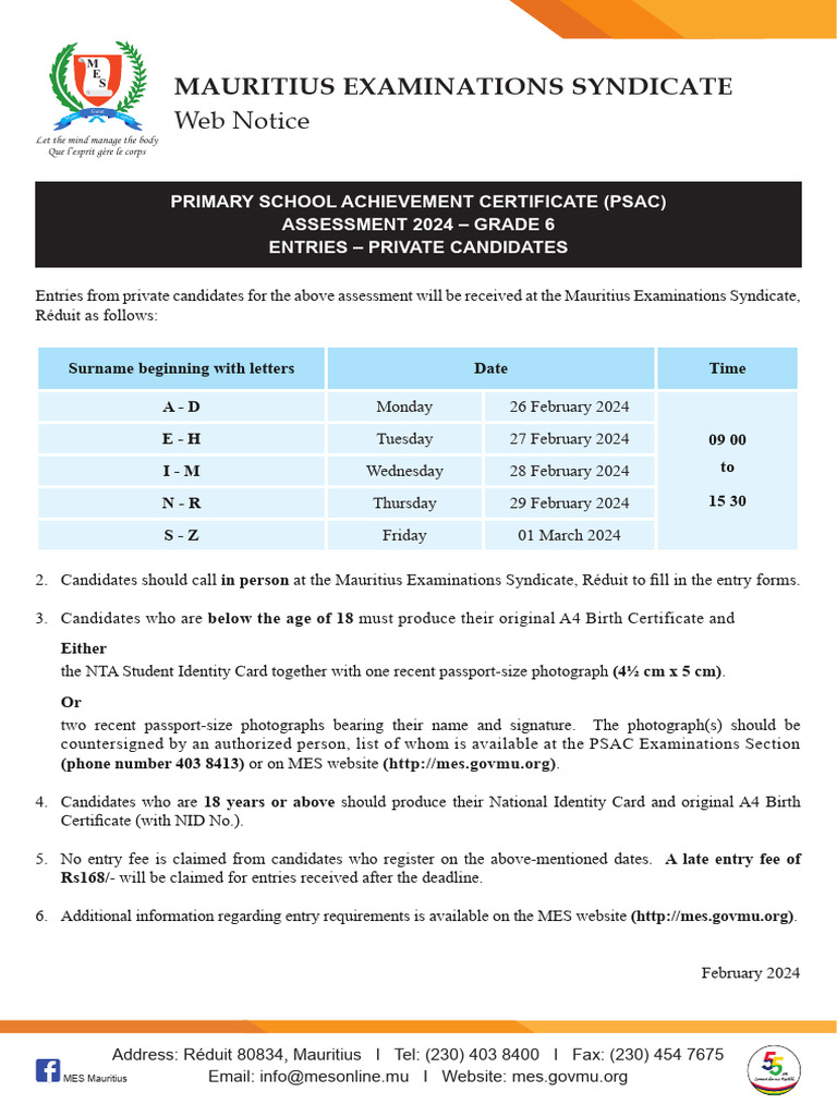 PSAC Entries 2024 | PDF