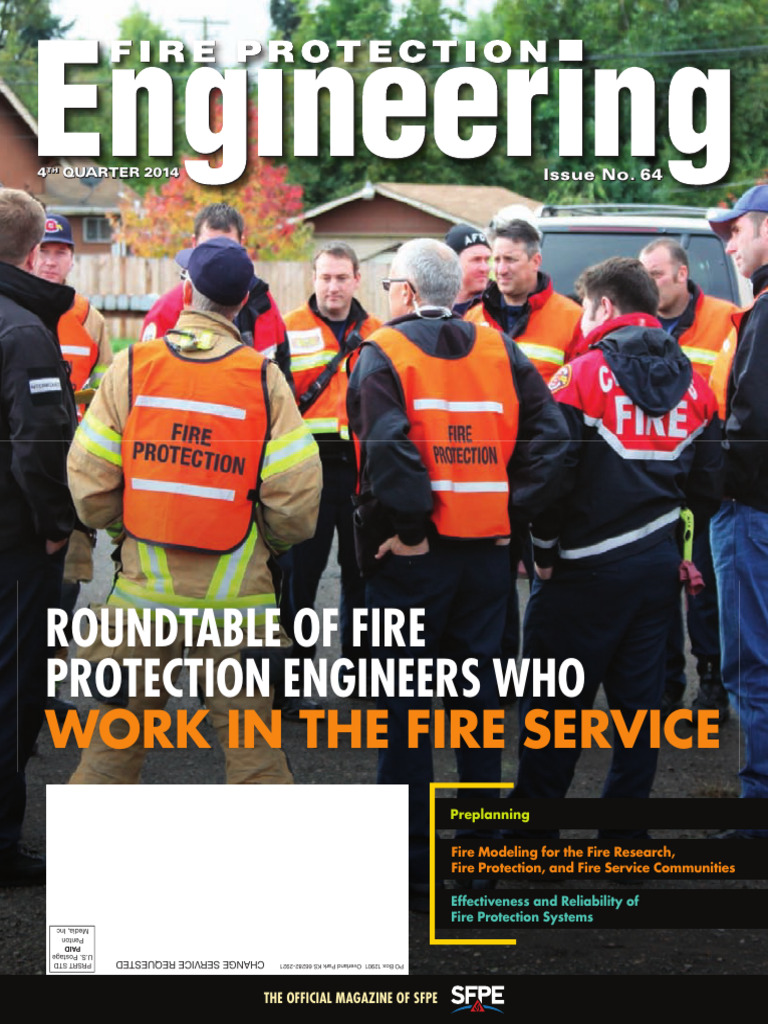 Roundtable of Fire Protection Engineers Who: Work in The Fire Service ...
