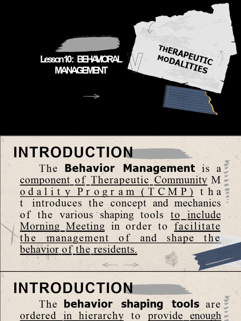 Lesson 10 Behavioral Management Student | PDF | Learning | Behavioural ...