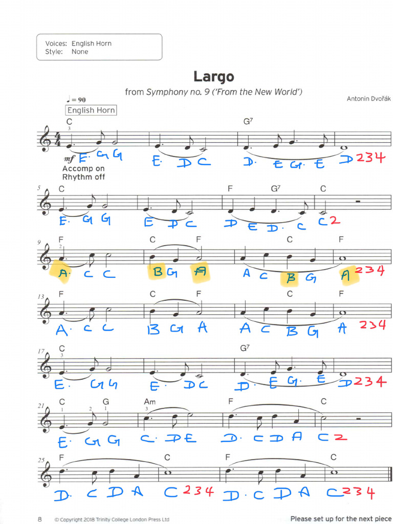 Largo Initial Grade Keyboard | PDF