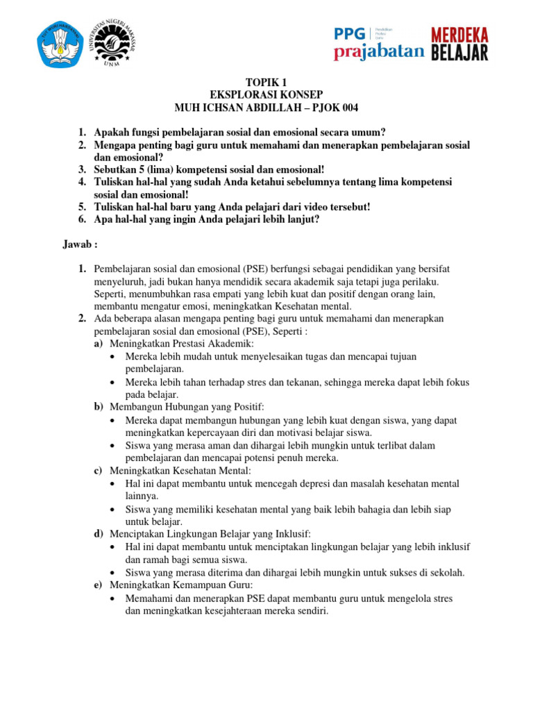 Topik 1 - Eksplorasi Konsep | PDF