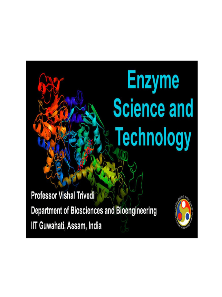 Enzyme Science and Technology_Lecture-1&2 | PDF