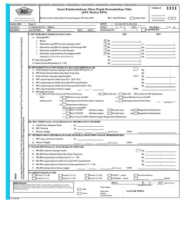 Spt Ppn 1111_newest Format | PDF