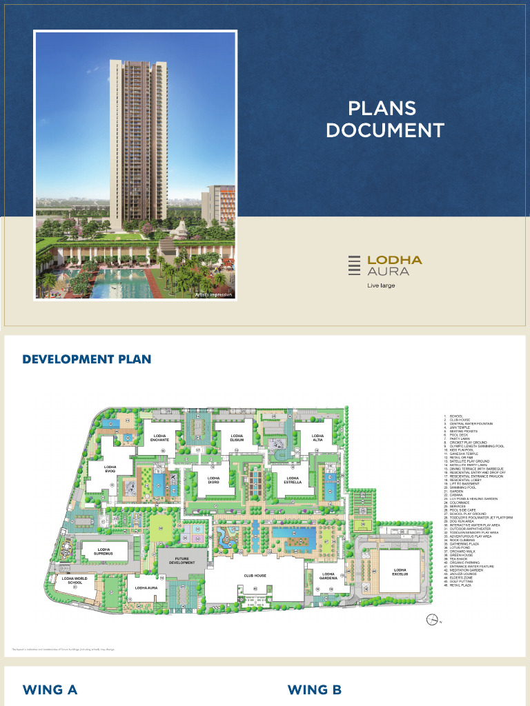 Lodha Aura Plans Doc - High Res | PDF